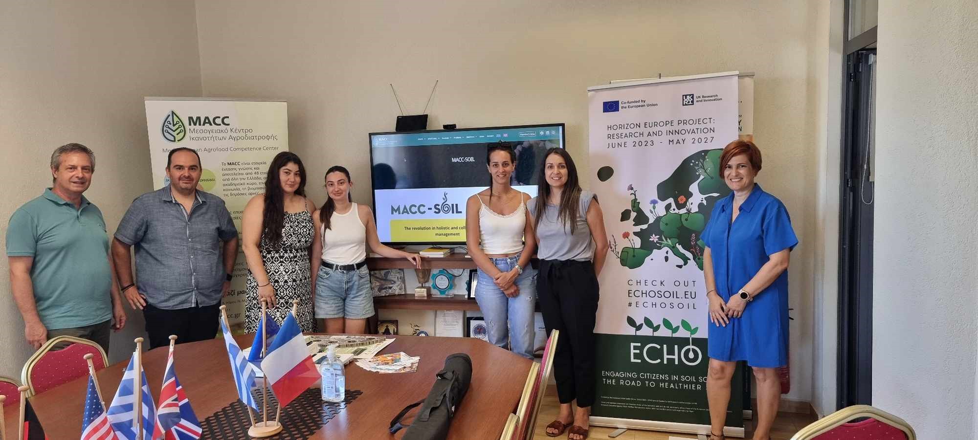 MACC-SOIL ambassador of ECHO in Crete - Mediterranean AgrοFood ...